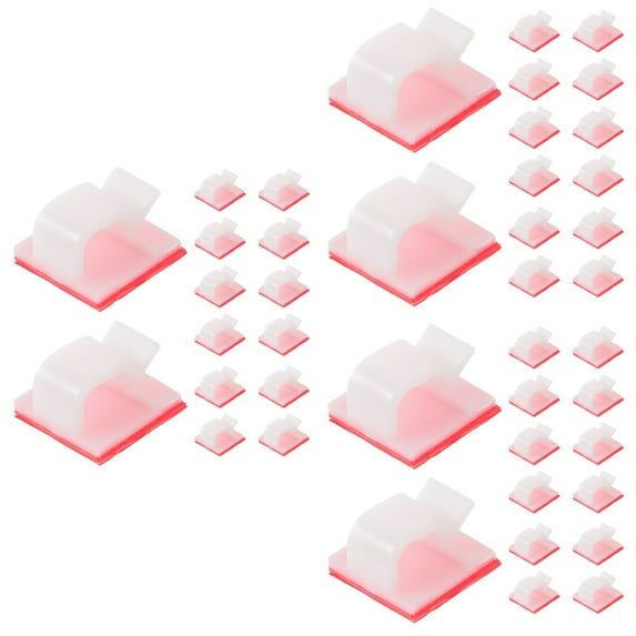 Hemoton 300 pcs Cable Fix Clips Wire Wall Clips Cable Clips Adhesive ...