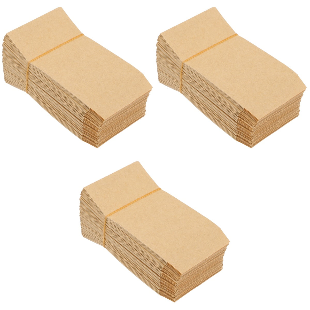 Hemoton 300 pcs Kraft Paper Corn Bags Corn Farm Bag Pouches Wheat ...