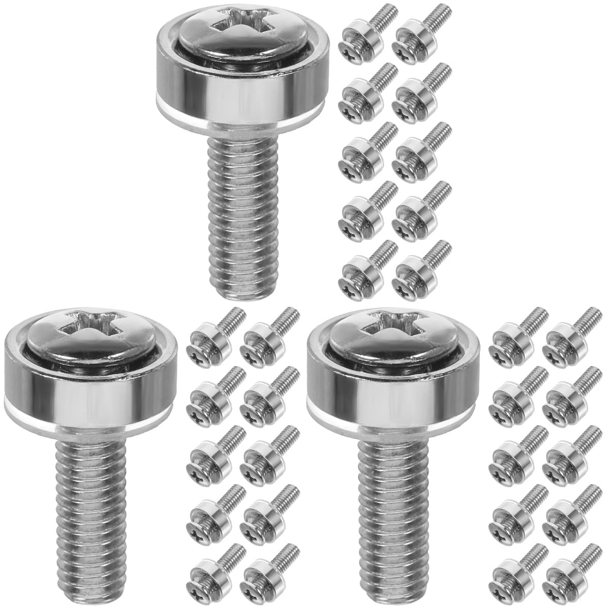 Hemoton 300 pcs Rack Mount Cage Screws Shelves Fixing Screws For ...