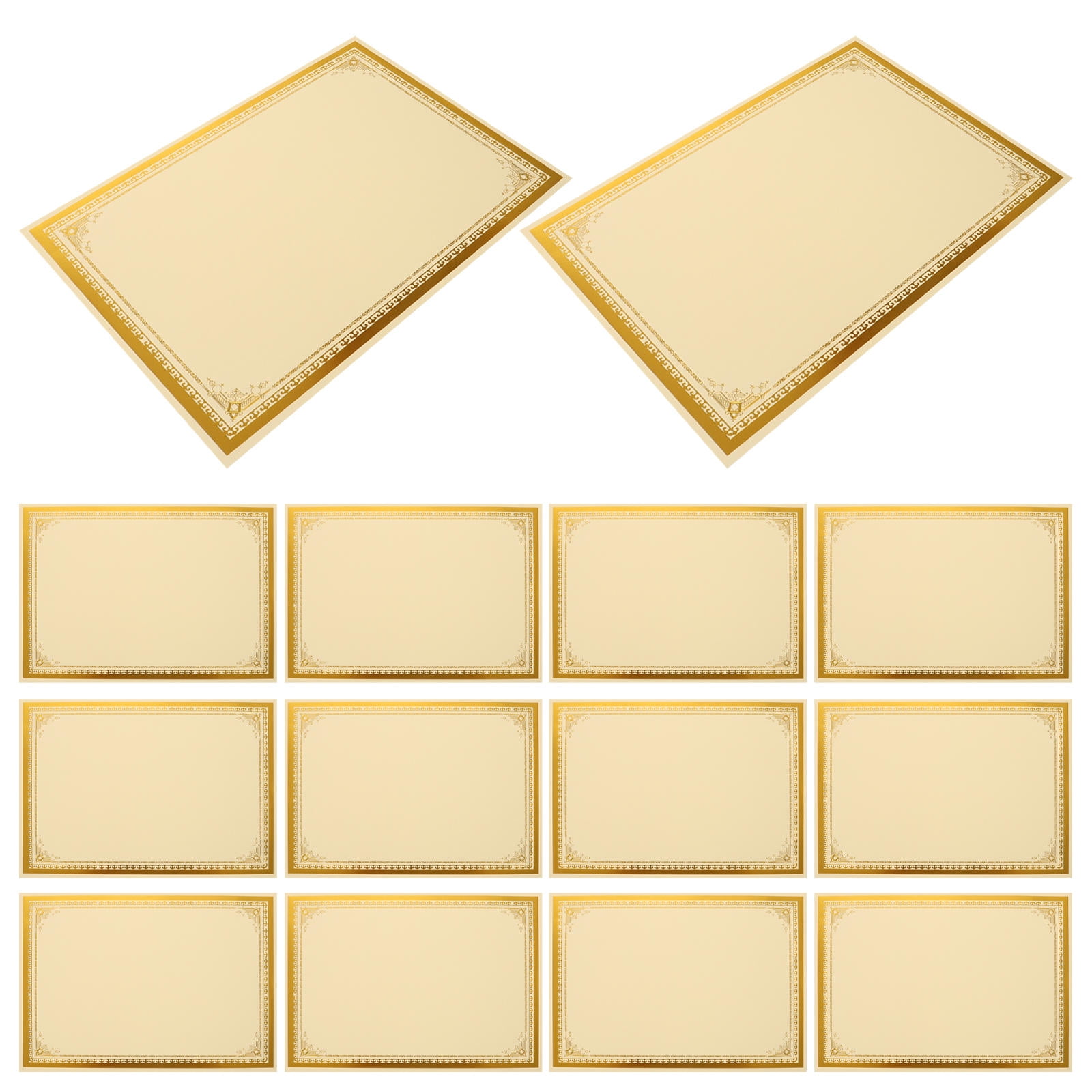 30PCS Blank A4 Certificate Paper for Graduation Ceremony Office School ...