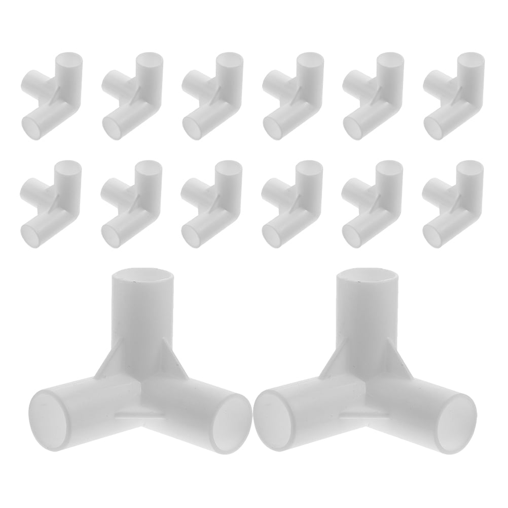 Hemoton 30PCS Canopy Frame Connector Tent Replacement Parts PVC Elbow ...