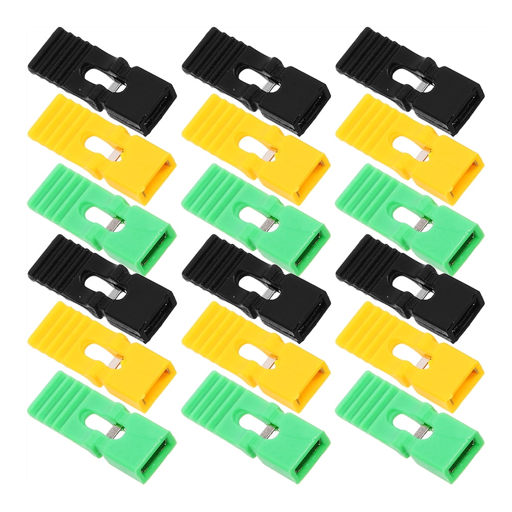 Hemoton 30PCS Pitch Short Circuit Shunt Jumper Caps Open and Closed ...