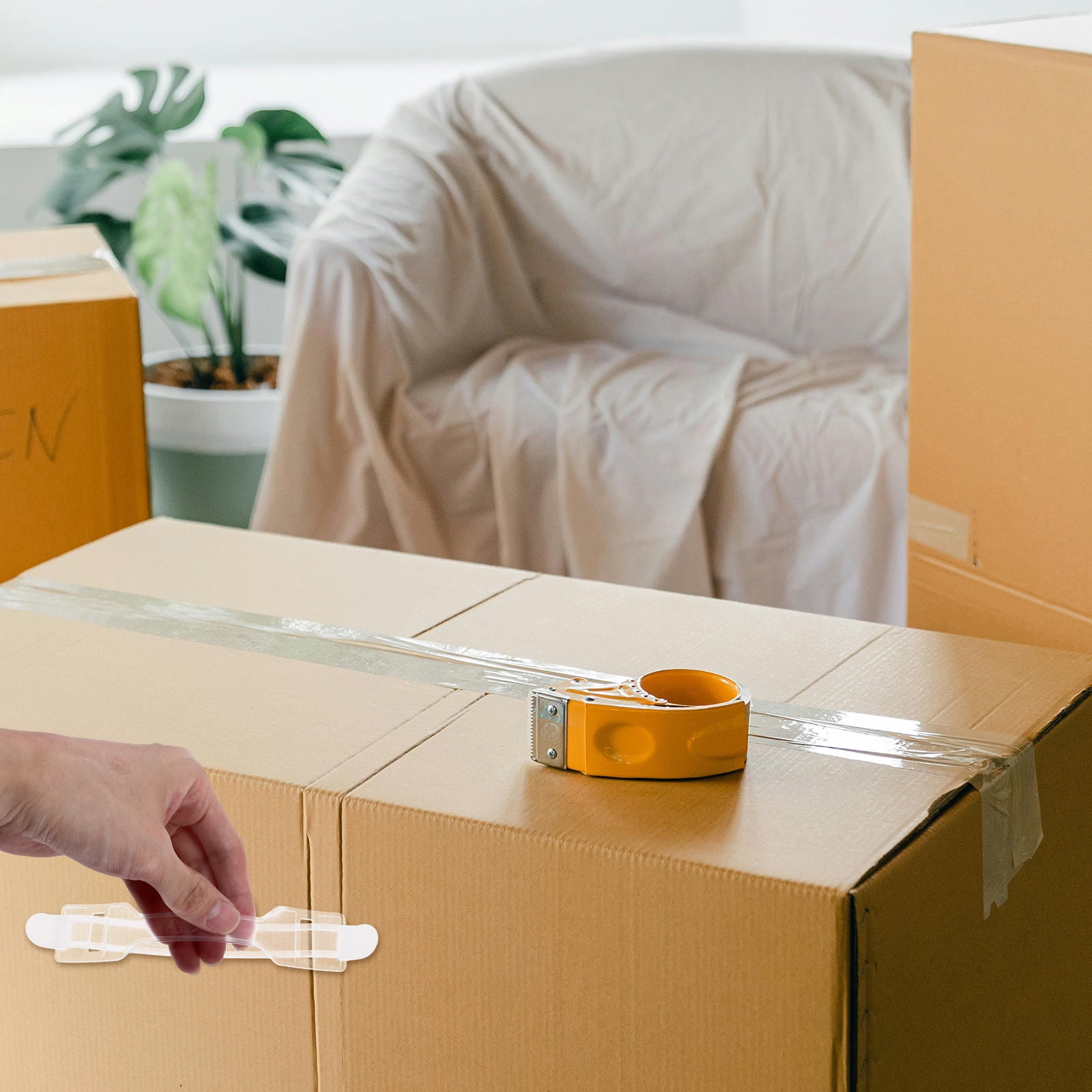 Hemoton 30pcs Box Carrying Straps Plastic Handle Cardboard Present ...