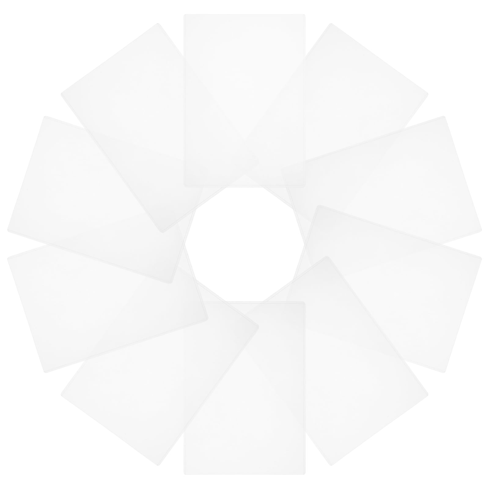 Hemoton 30pcs Clear Rigid Print Protectors For Posters Menus Photo ...