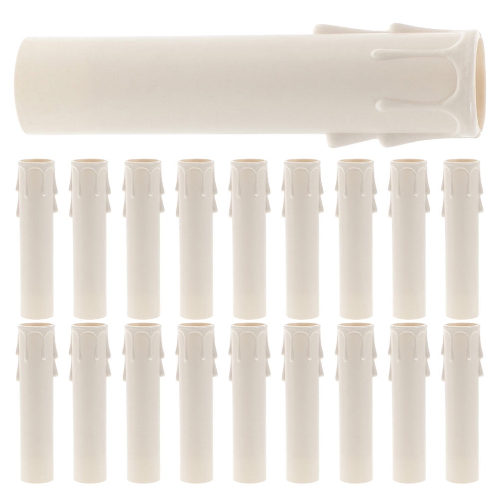 Hemoton 30pcs Drip Candle Socket Covers Plastic Candelabra Base ...