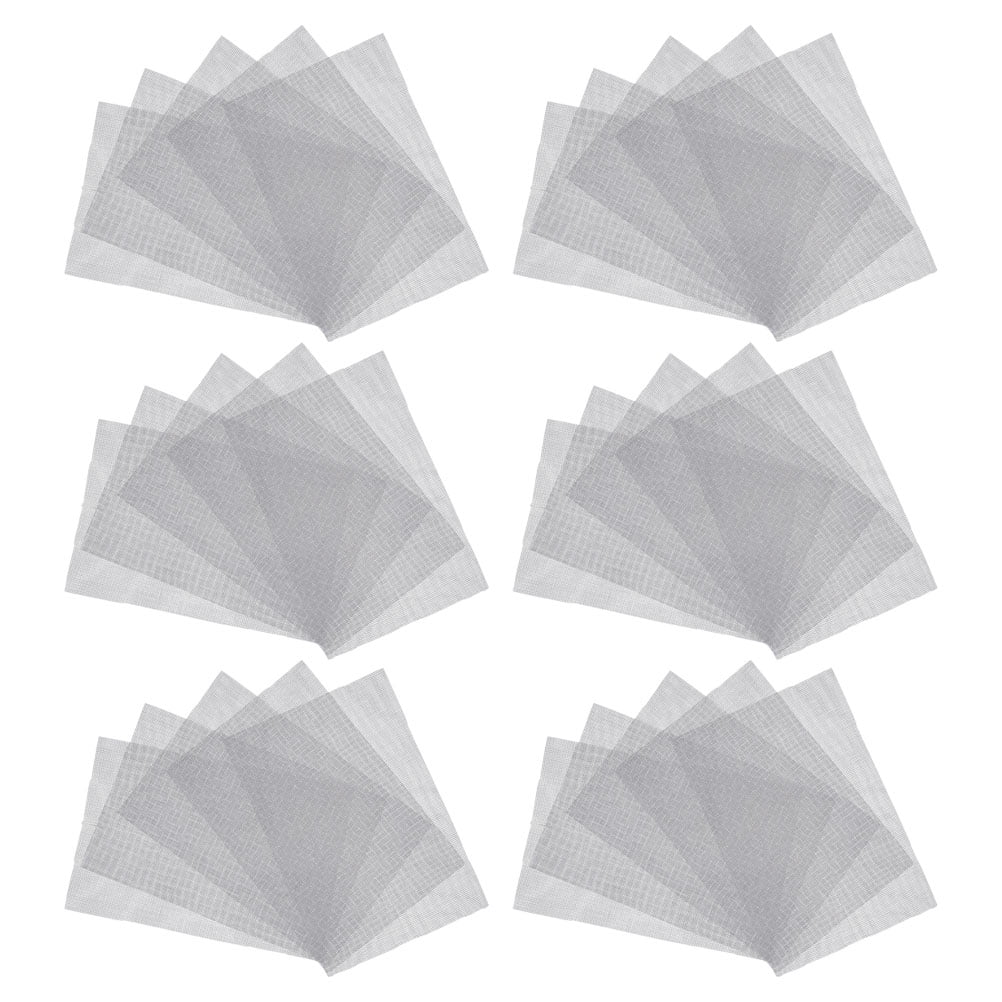 Hemoton 30pcs Flower Pot Mesh Screen Bonsai Pots Bottom Grid Mat Plant ...