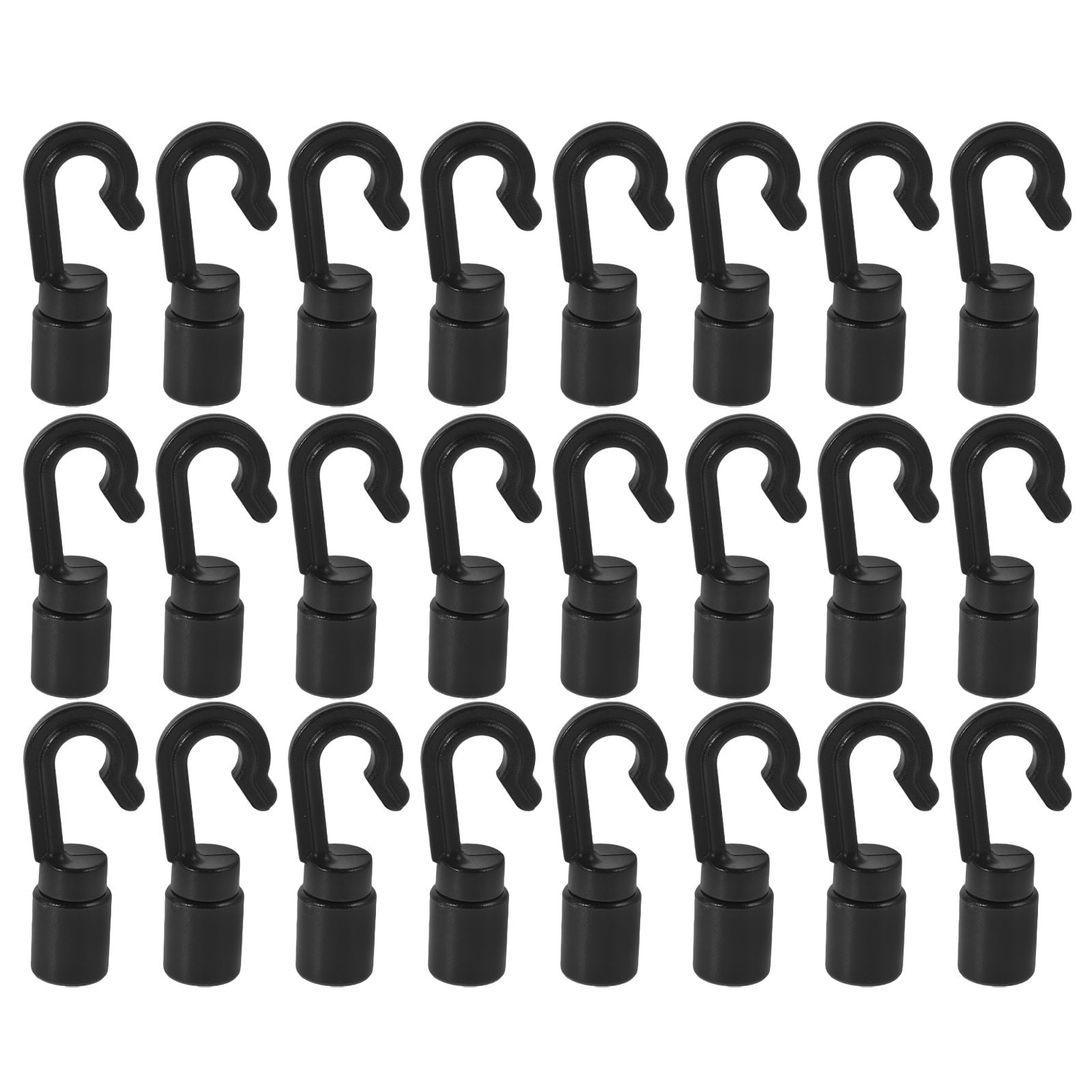 Hemoton 30pcs Kayak Bungee Hooks For Elastic Rope Plastic Lashing Hooks ...