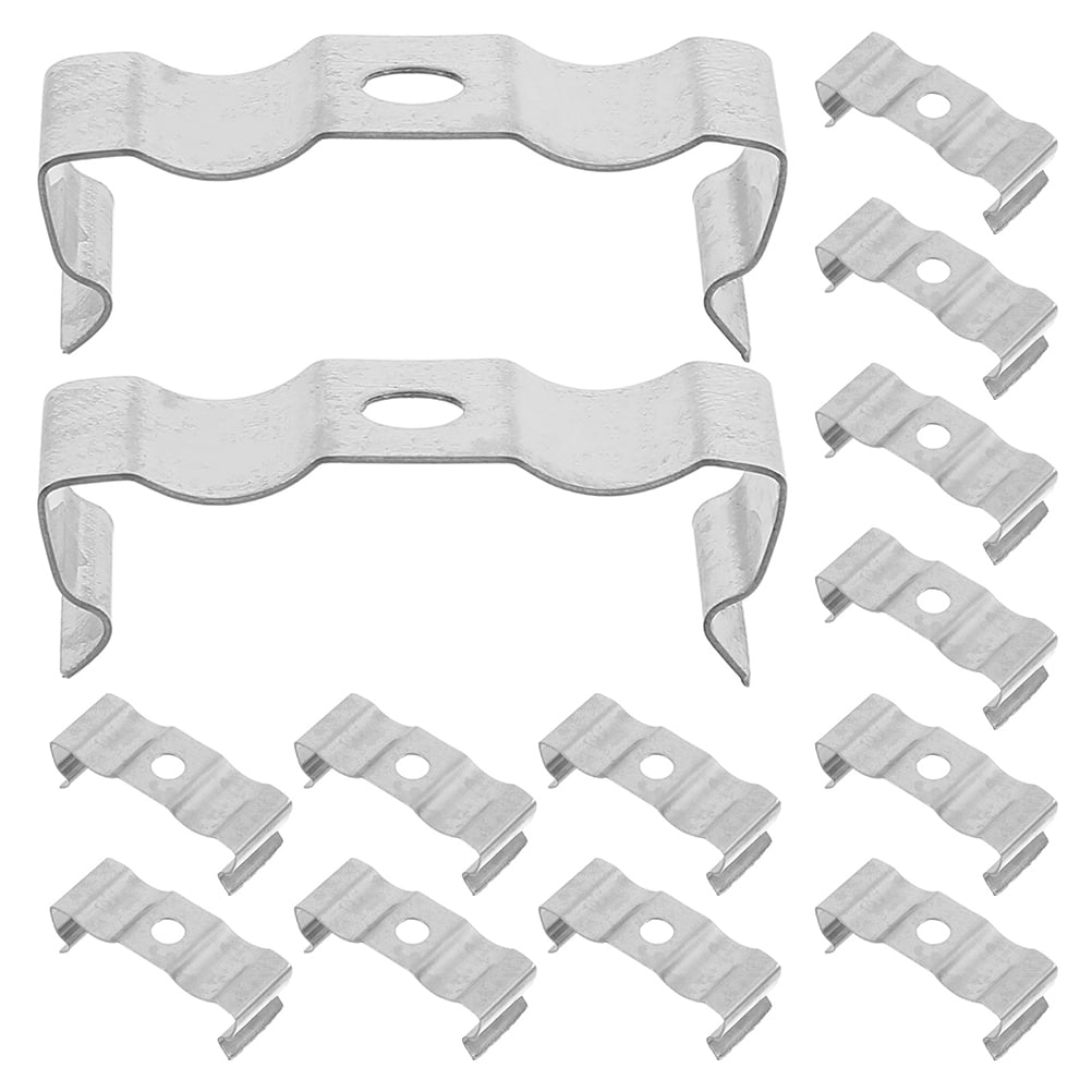 Hemoton 30pcs Metal Lamp Clamps for LED Tube Lights Tube Lamp Clips ...