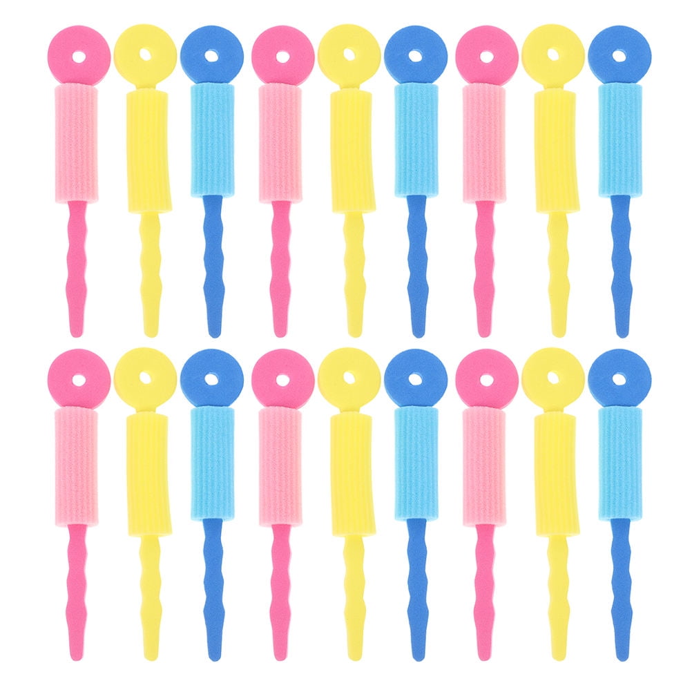 Hemoton 30pcs Sponge Rollers For Short Hair Soft Curlers For Medium ...