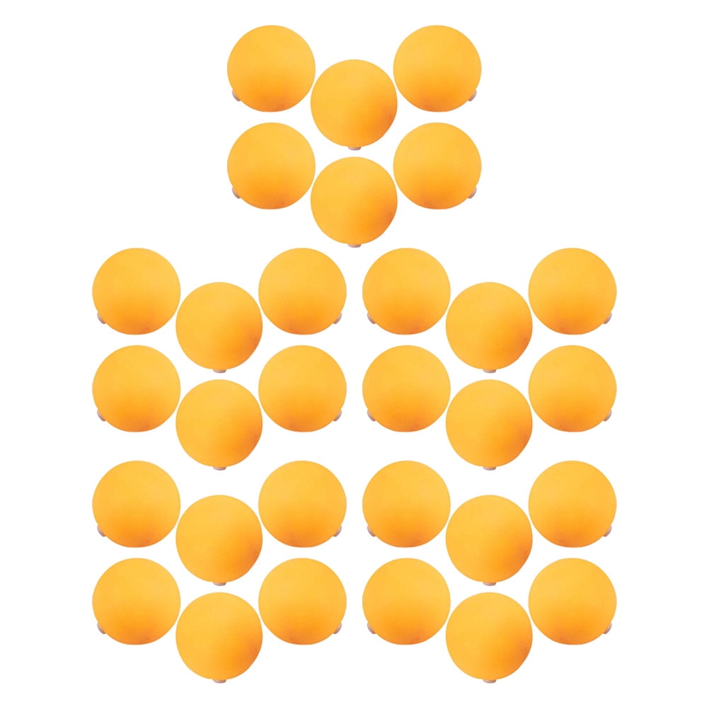 Hemoton 30pcs Training Table Tennis Balls With Punch Holes And Silicone ...