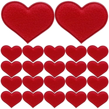 Beaded Milagro Heart Patches Flaming Sacred Heart Applique Mexican Folk ...