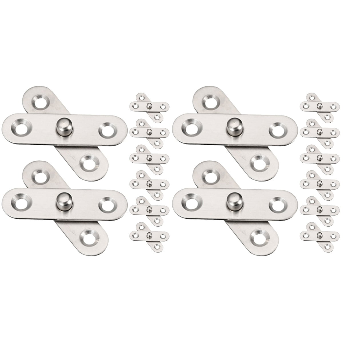 Hemoton 32 Pcs Rotatable Hinges Stainless Steel Window Hinges Window ...
