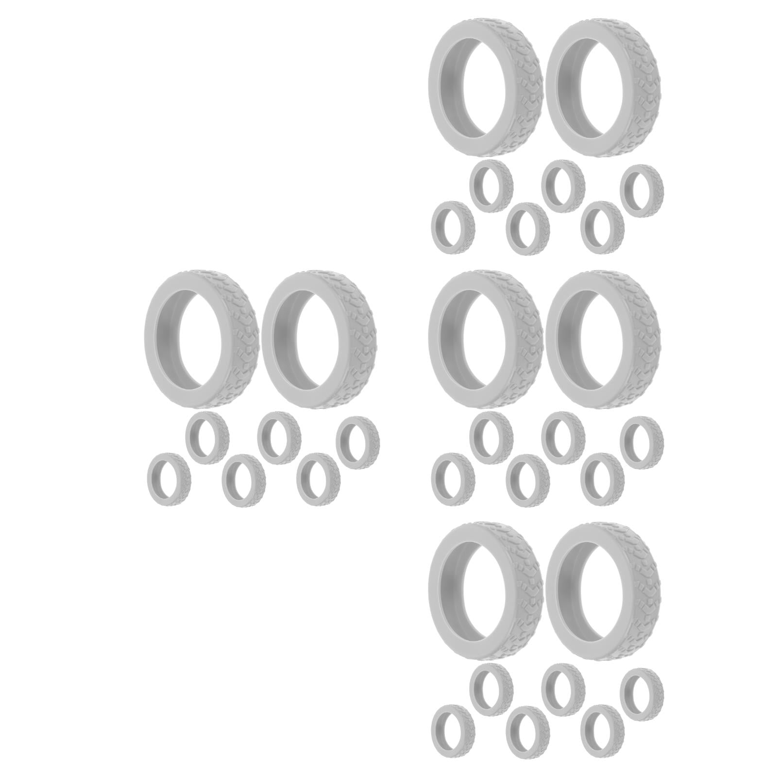 HEMOTON Hemoton 32 Pcs Silicone Luggage Wheel Covers for Suitcase ...