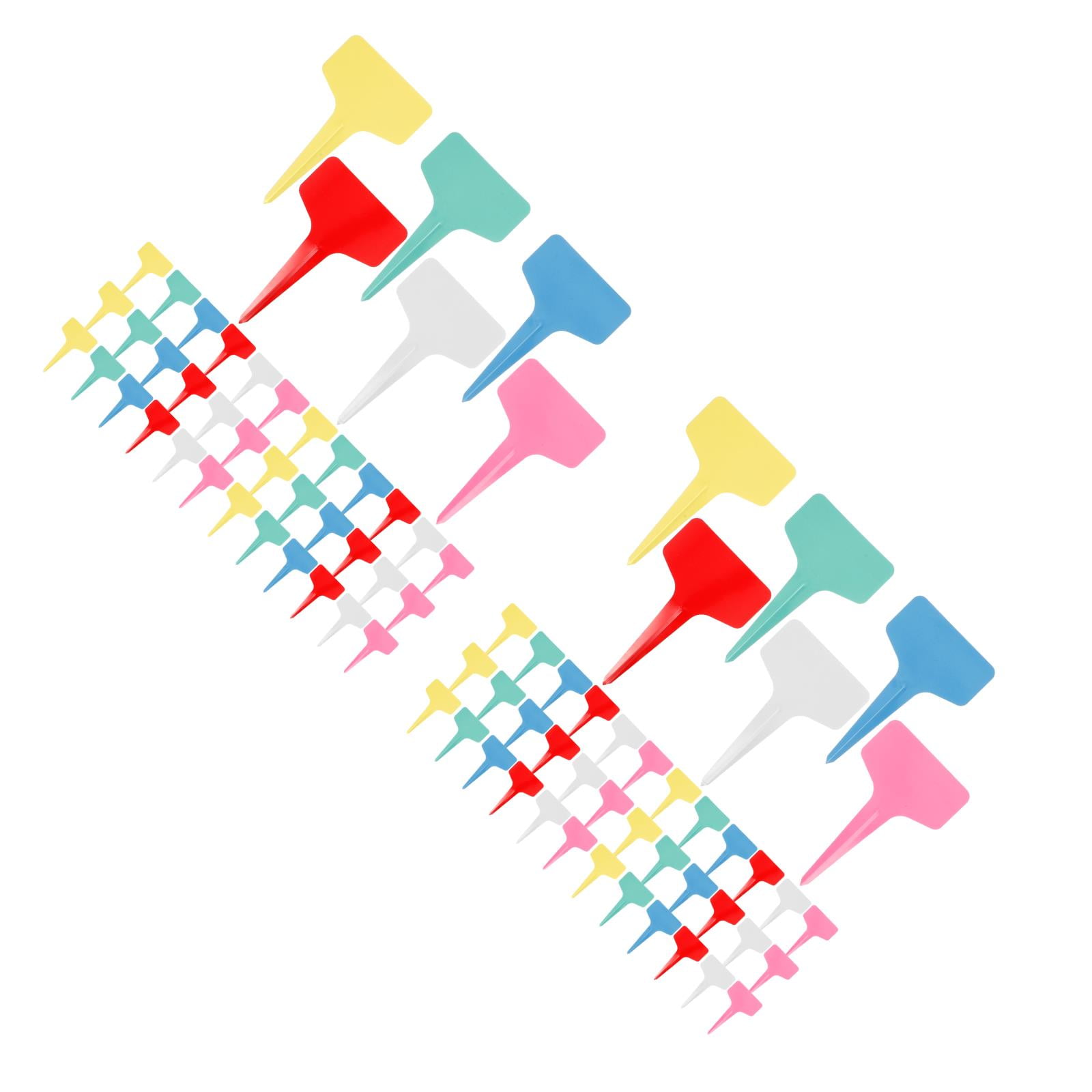 Hemoton 350 Pcs Plastic Flower Ground Labels Flower Bed Insert Tag ...