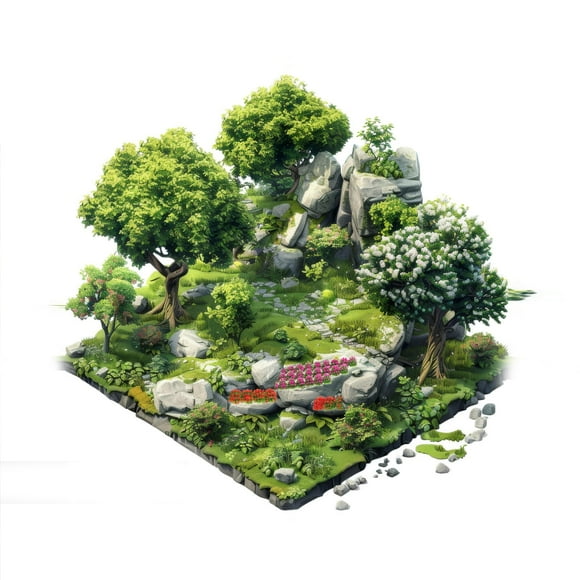 Shop Plastic Toy Trees and Miniature Landscape Models for Creativity