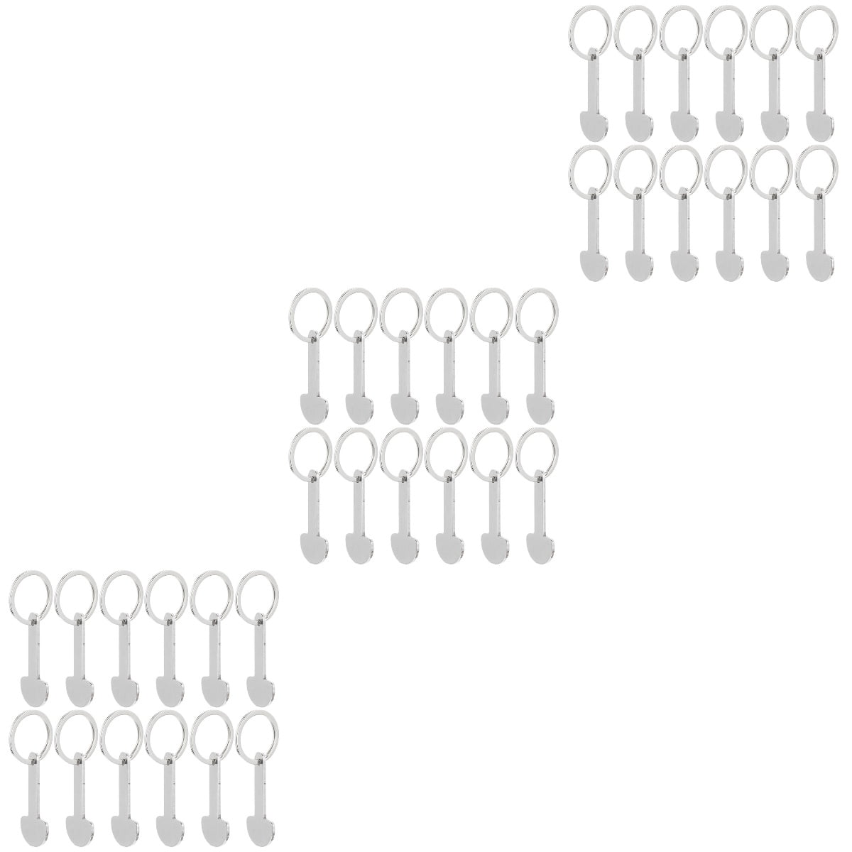 Hemoton 36 Pcs Zinc Alloy Shopping Trolley Tokens Removable Shopping ...