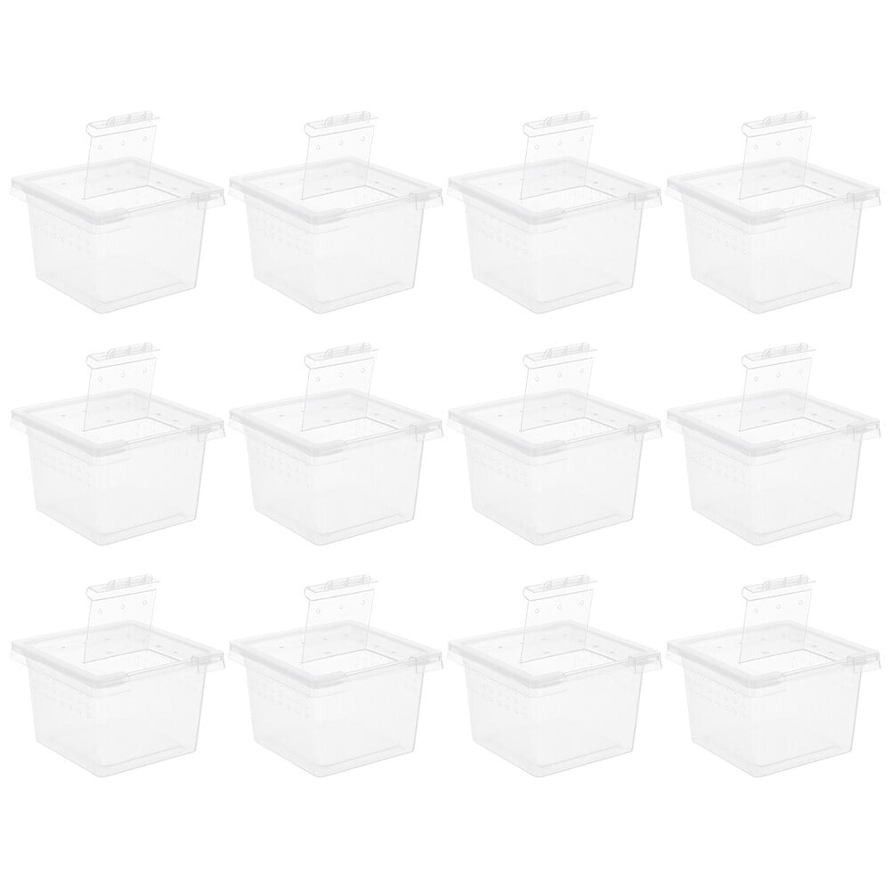 Hemoton 36 pcs Reptile Breeding Box Spider Tank Climbing Pet Breeding ...