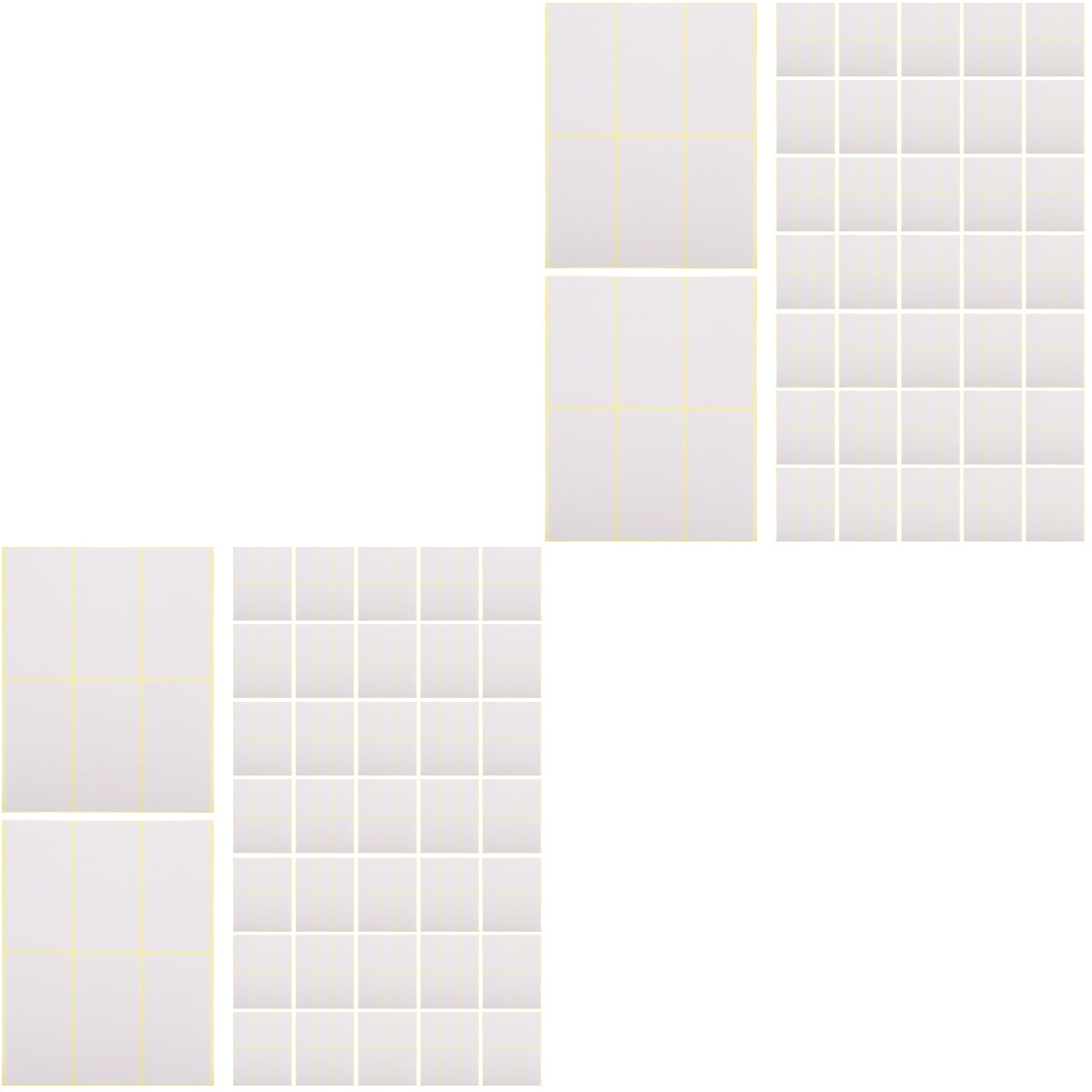 Hemoton 360 Pcs Blank Label Stickers Classification Stickers Blank ...