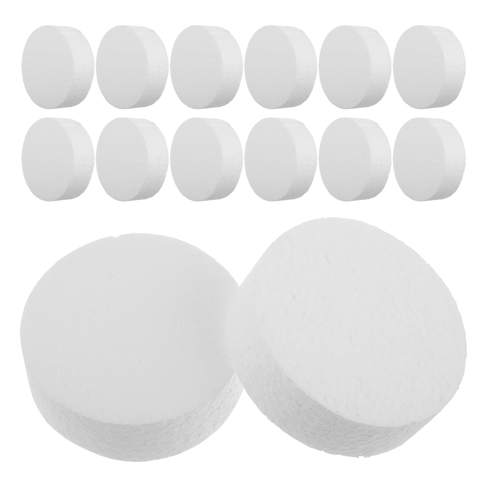 Hemoton 36Pcs Craft Foam Circles Polystyrene Foam Discs Round Diy ...