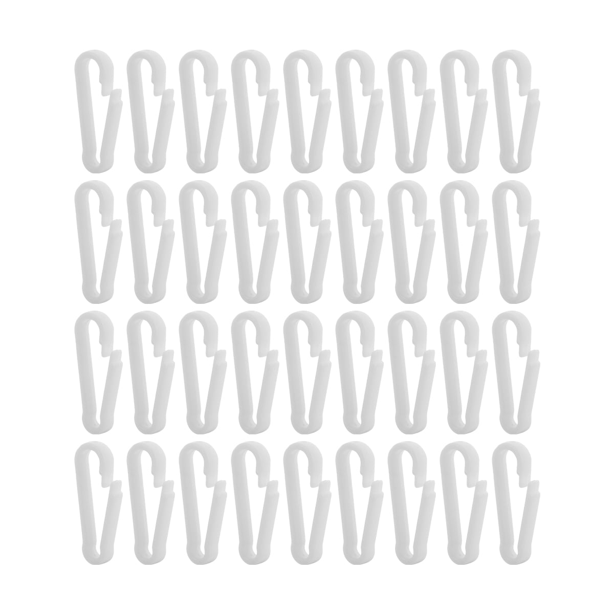 Hemoton 390 pcs DIY Plastic Hook Mask Hanging Hooks Adjustable Hoist ...