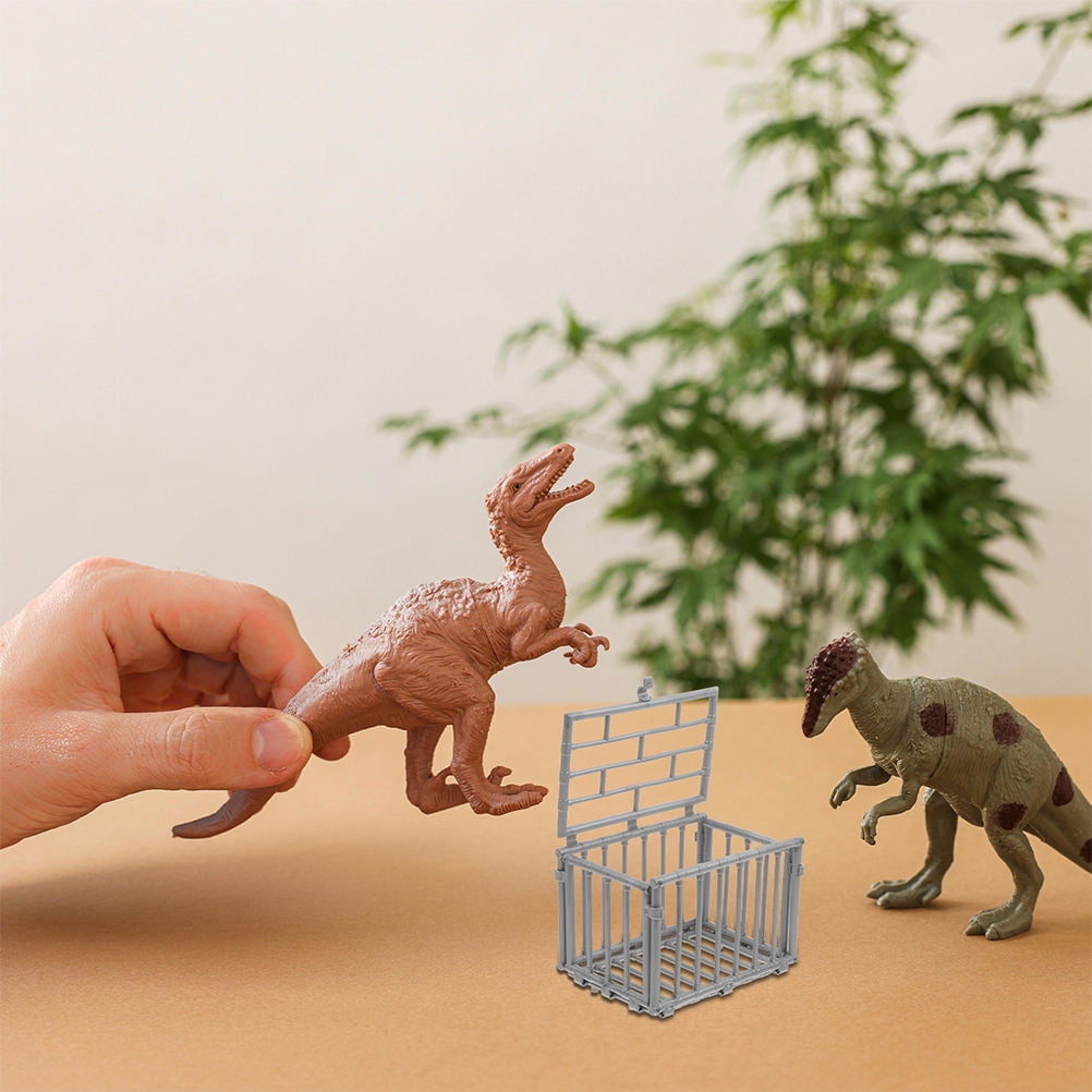 Hemoton 3PCS Beast Fence Model Miniature Pit House Mini Cage Prop Mini ...