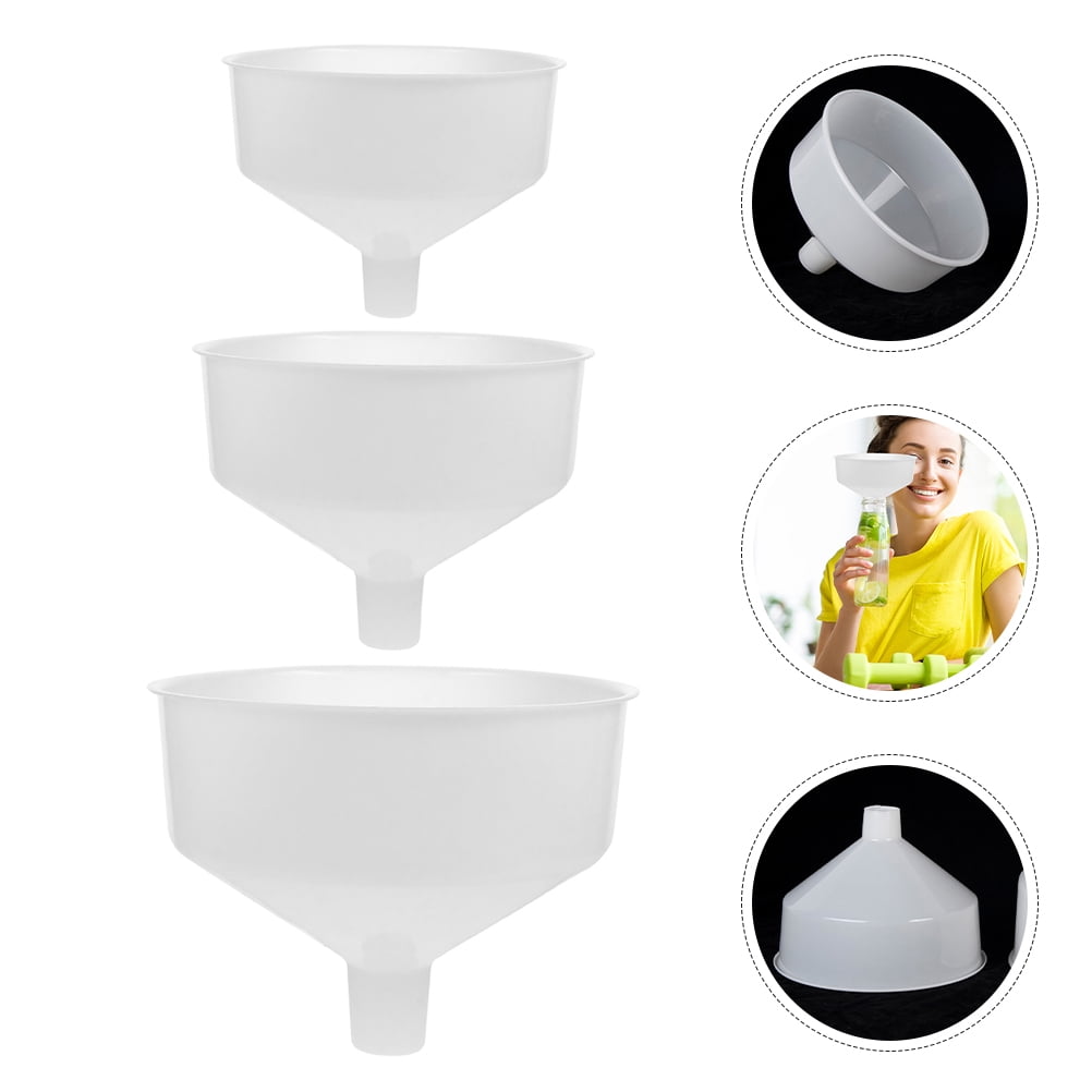 HEMOTON Large Kitchen funnel Set with Wide Mouth Design for Easy ...