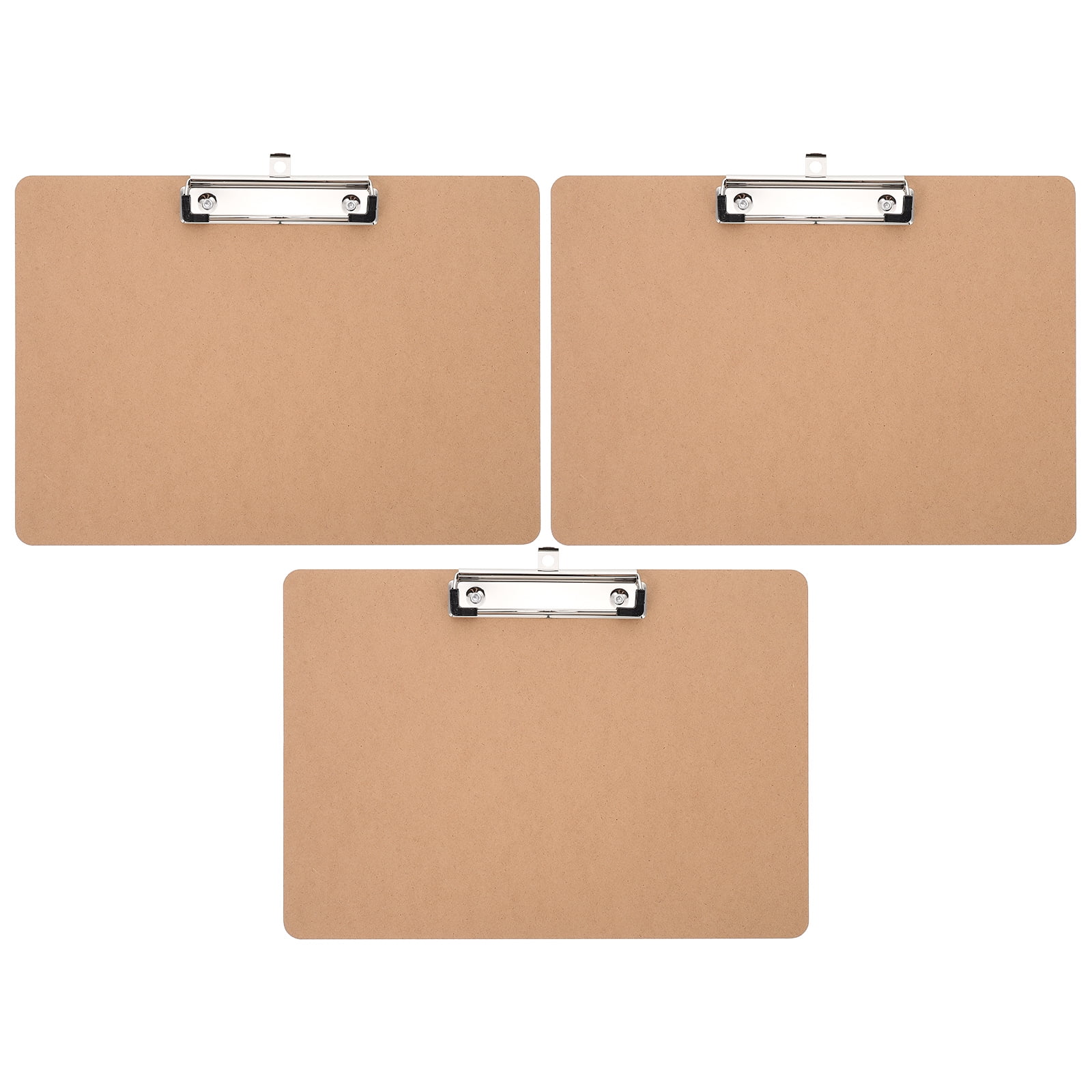 Hemoton 3Pcs Portable Clipboard Writing Board Office Hardboard Writing ...