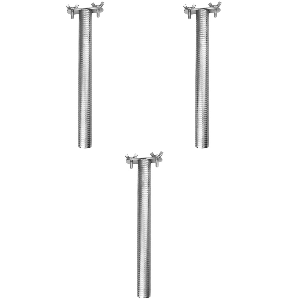 Hemoton 3pcs 35x2.5cm Stainless Steel Parrots Grind Claw Sticks Molar ...