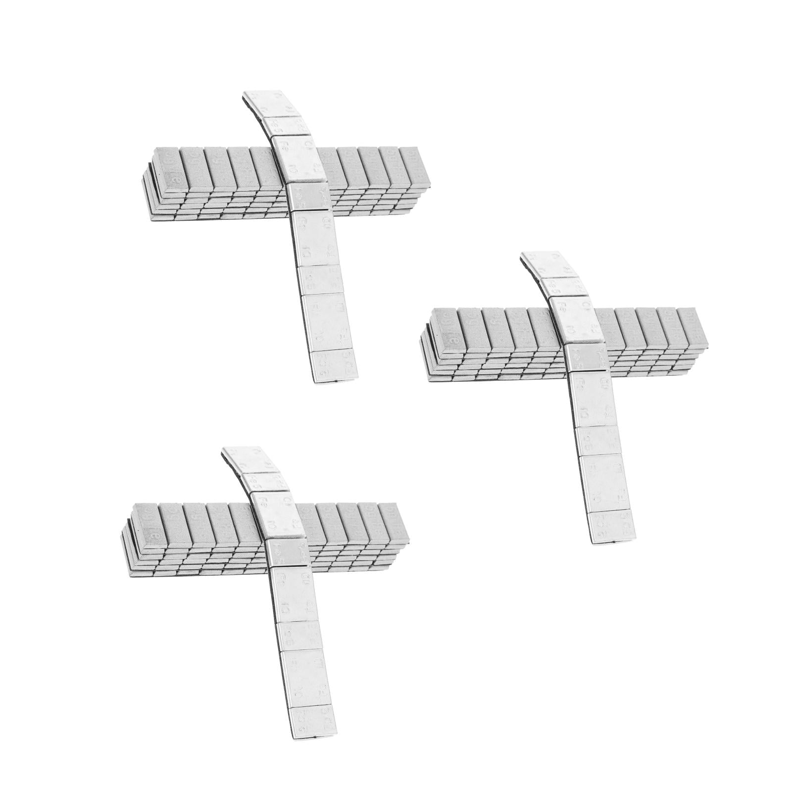 Hemoton 3pcs 7 Strips Steel Car Wheel Balance Weights Block Tire ...