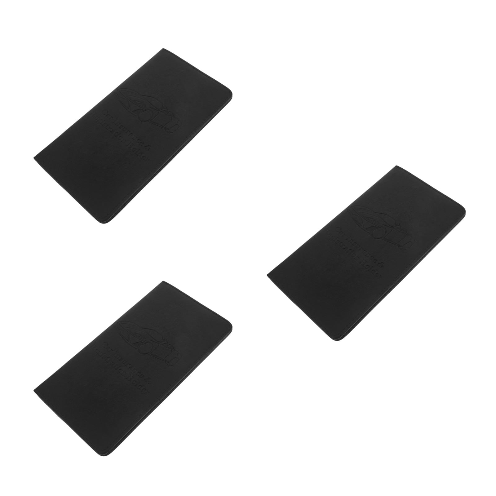 Hemoton 3pcs Car Registration And Insurance Holder Pu Holder For Driver ...