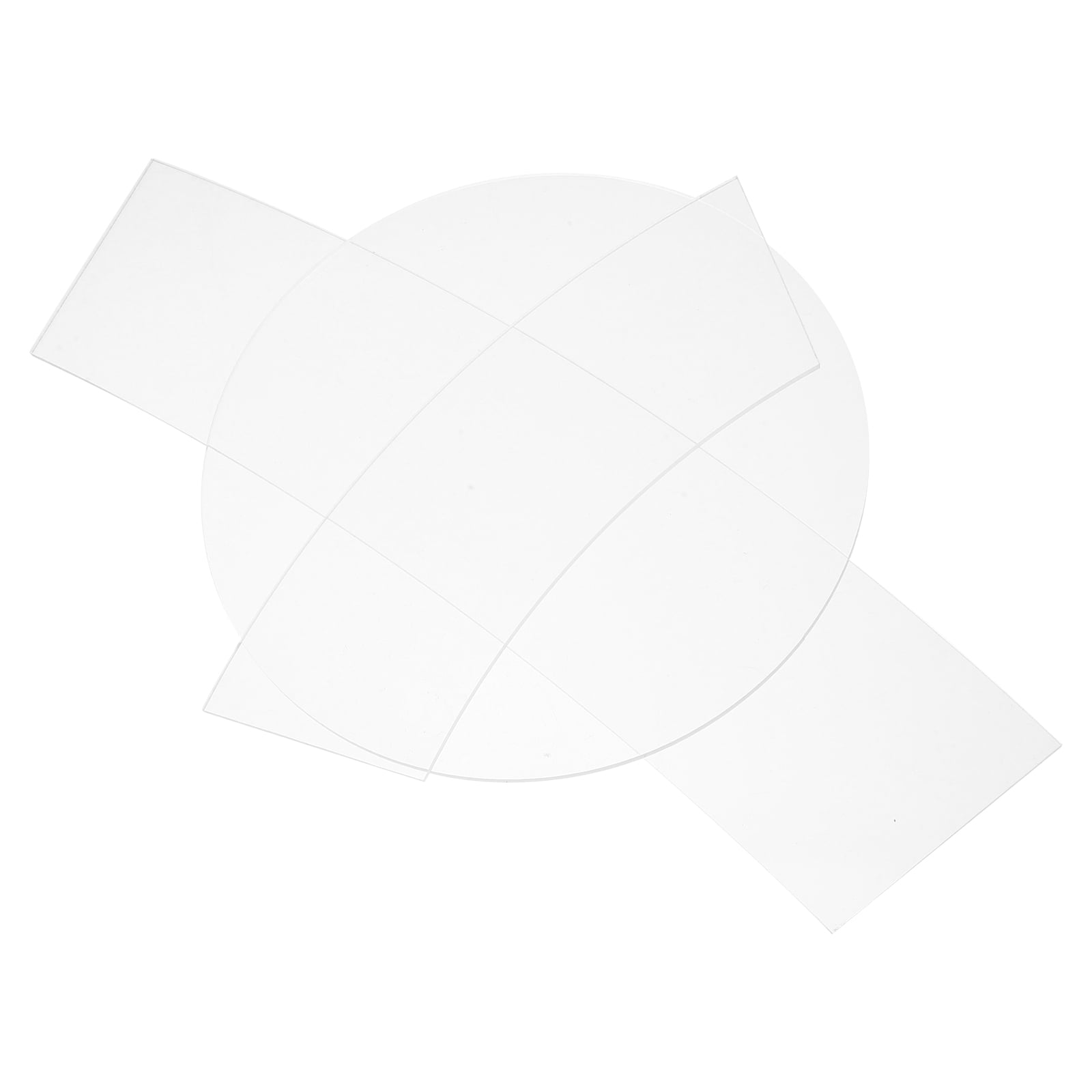 HEMOTON Transparent Acrylic Sewing Template Set for Cloth with High ...