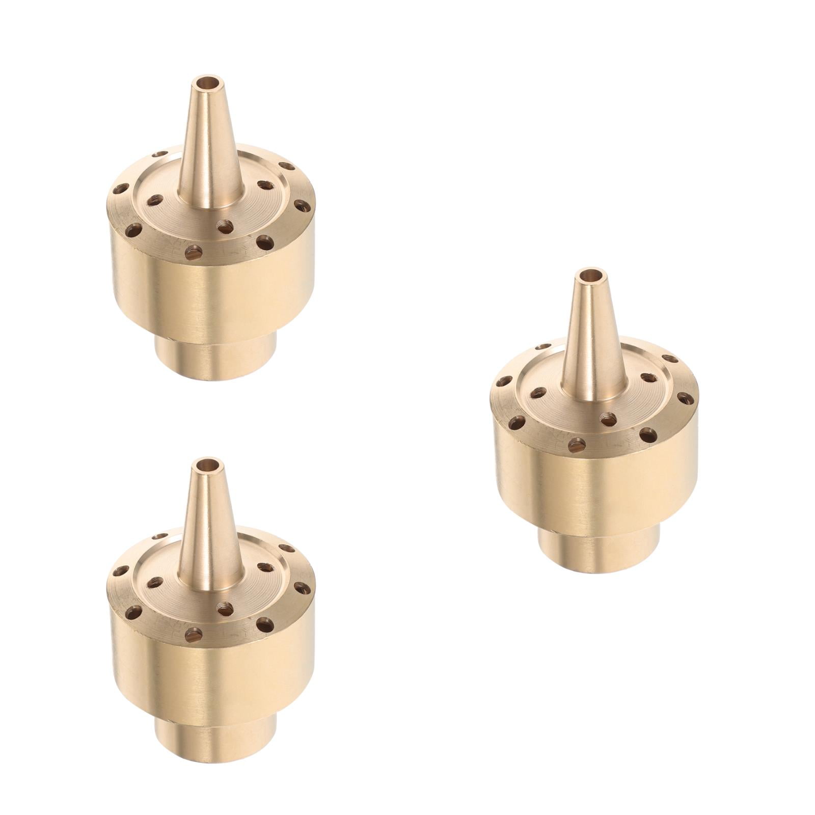 Hemoton 3pcs Column Fountain Spray Head, Fountain Water Spray Head Pond ...
