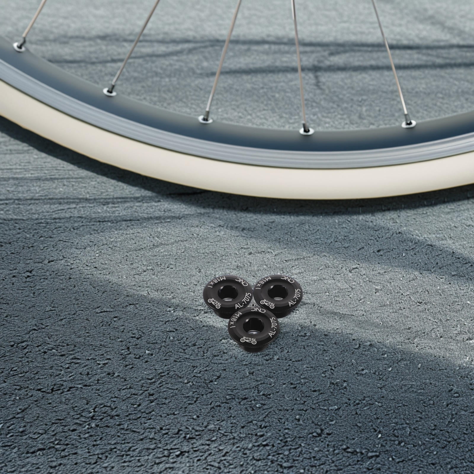 Hemoton 3pcs Crank Arm Screw Aluminum Alloy Threads Crankset Arm Bolt ...