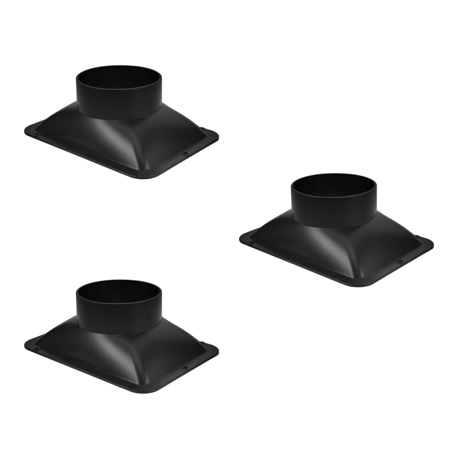 Hemoton 3pcs DIY Ventilation Interface for Range Hood Square Bottom ...