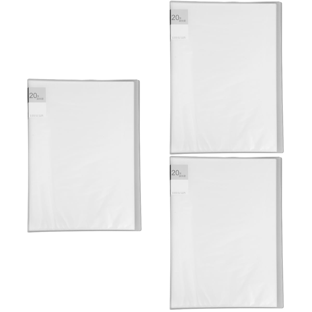 Hemoton 3pcs Display Folder File Organizer Practical File Folder ...