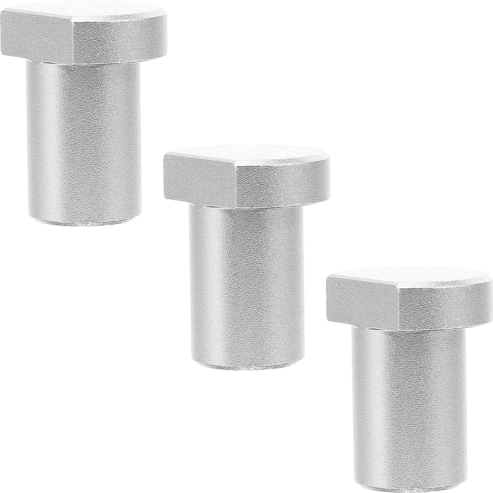 Hemoton 3pcs Dog Hole Clamp Aluminum Alloy Workbench Stopper 19mm Bench ...