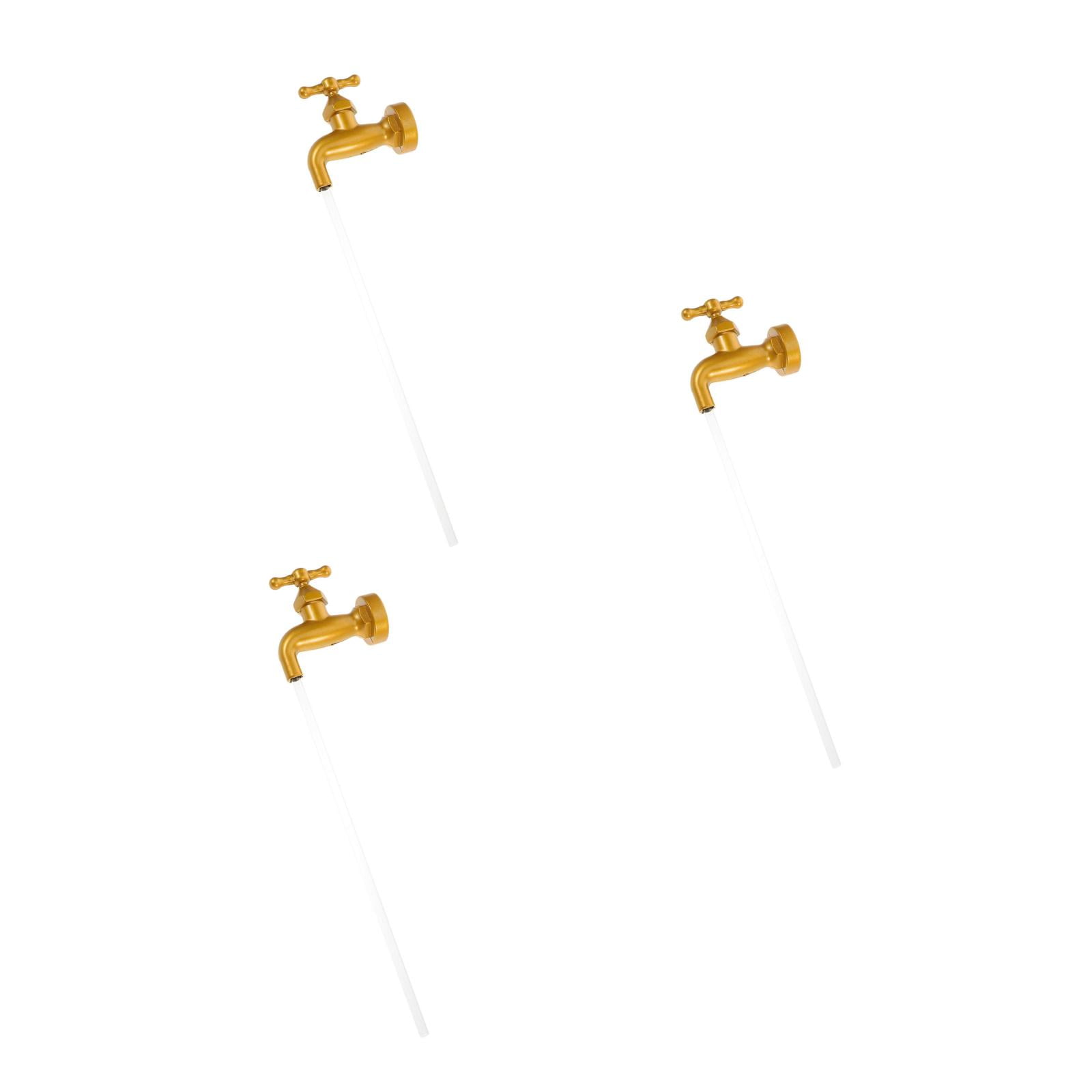 Hemoton 3pcs Floating Faucet for Home Decor Invisible Faucet Floating ...