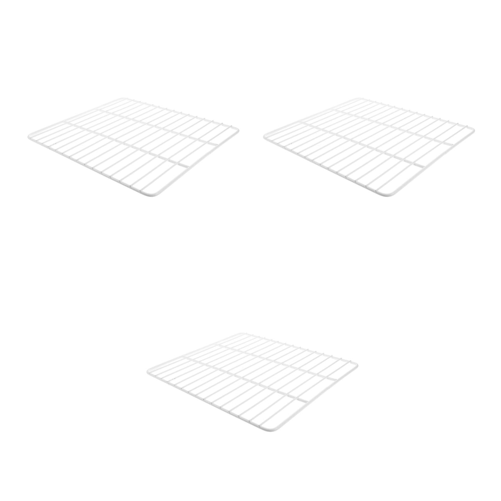 Hemoton 3pcs Freezer Separator Wire Rack Fridge Shelf Organizer Metal ...