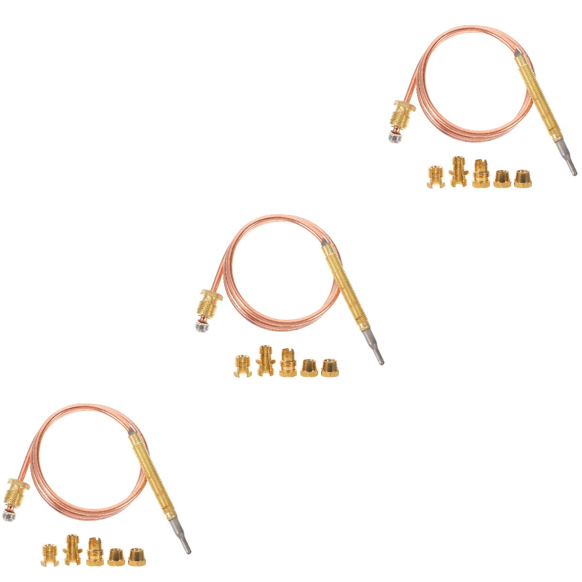 Hemoton 3pcs Gas Fireplace Thermocouple Universal Stove Thermocouple ...