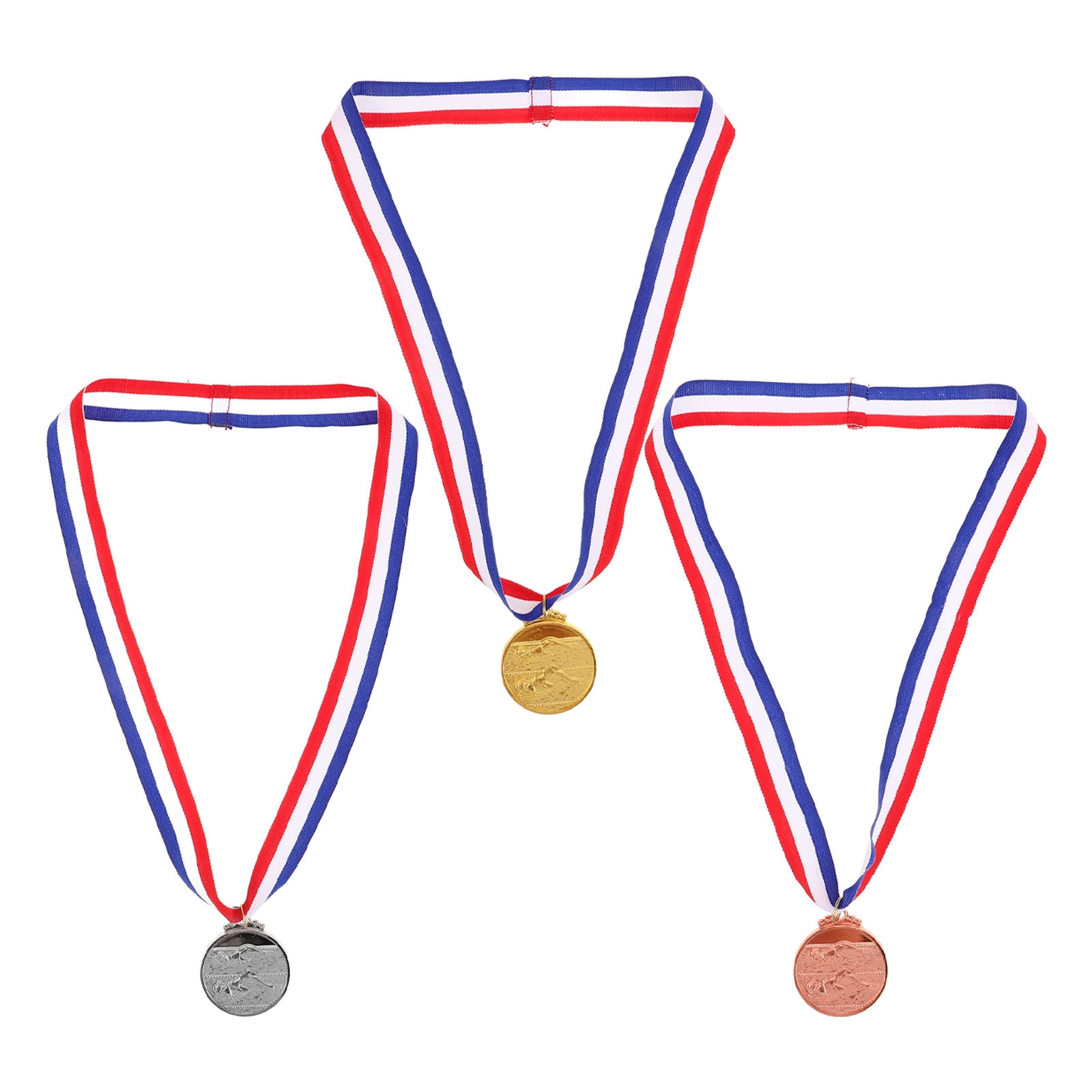 Hemoton 3pcs Gold Silver Bronze Award Medals For Kids And Adults Winner ...