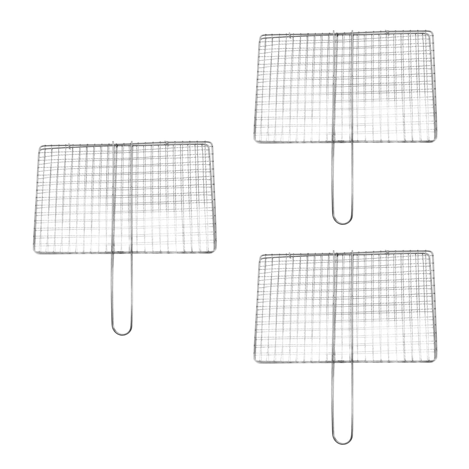 Hemoton 3pcs Grill Accessory For Outdoor Grill Vegetable Grill Basket ...