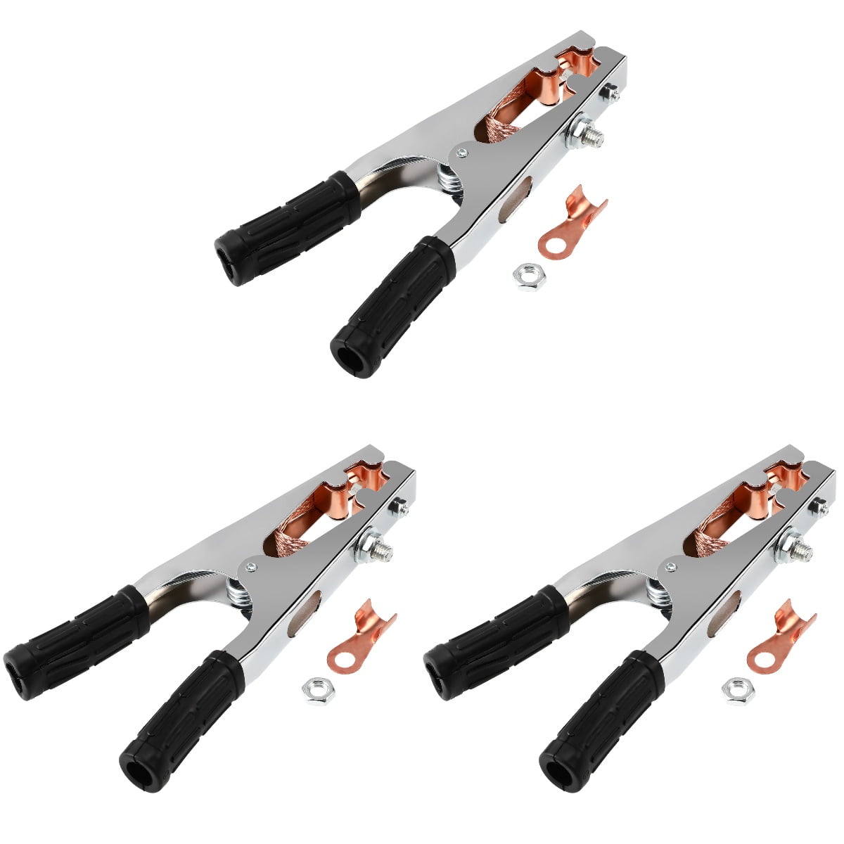 Hemoton 3pcs Grounding Clamp Welder Ground Clamp Welding Ground Clamp ...