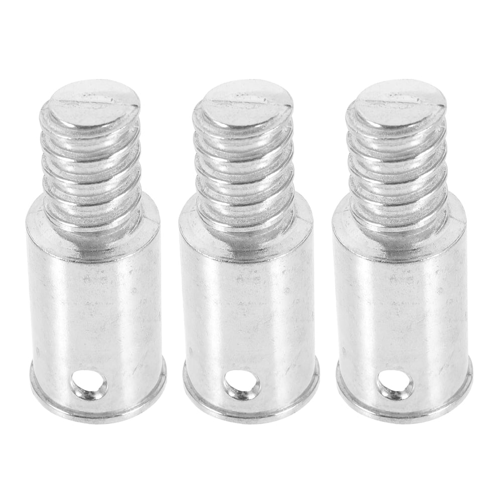 Hemoton 3pcs Threaded Tips For Telescopic Poles Extension Pole Adapter ...