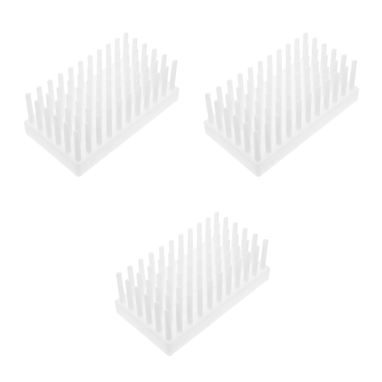 Hemoton 3pcs Laboratory Test Tube Drying Rack Plastic Tube Holder for ...