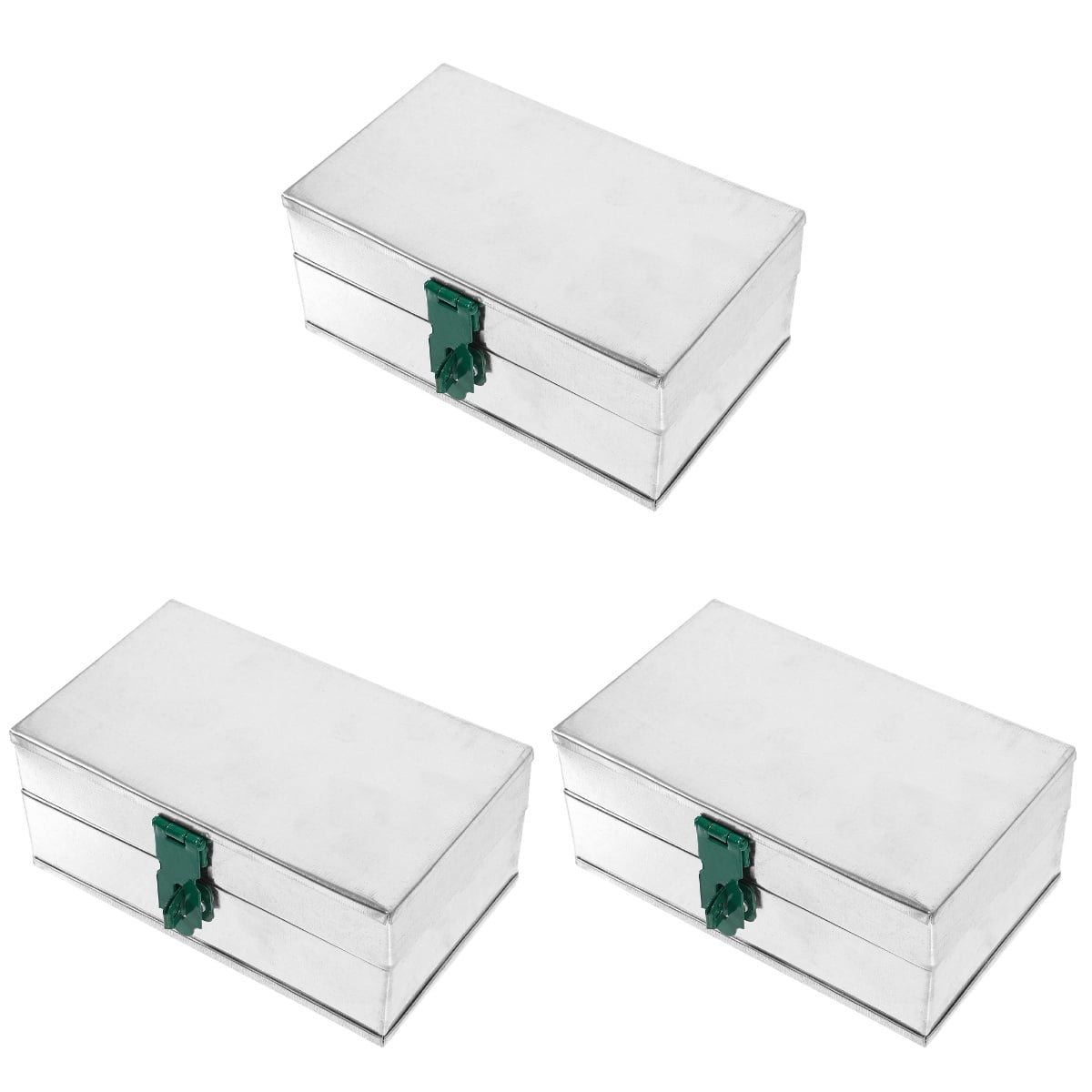 Hemoton 3pcs Metal Tool Box Iron Sheet Organizer Tool Storage Box ...