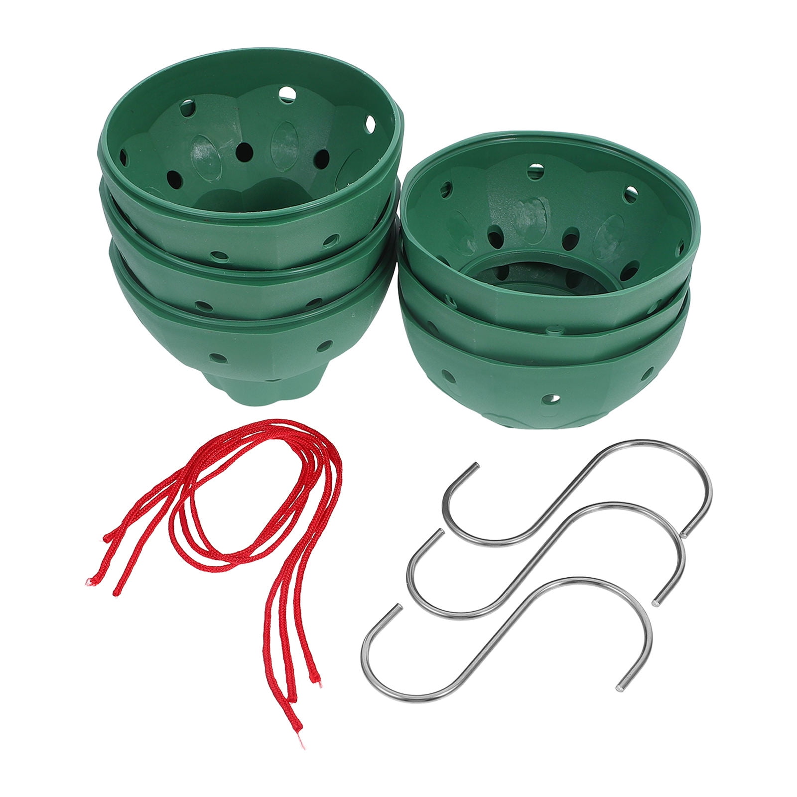 Hemoton 3pcs Multi-hole Flower Holders Plastic Plant Hangers Decorative ...