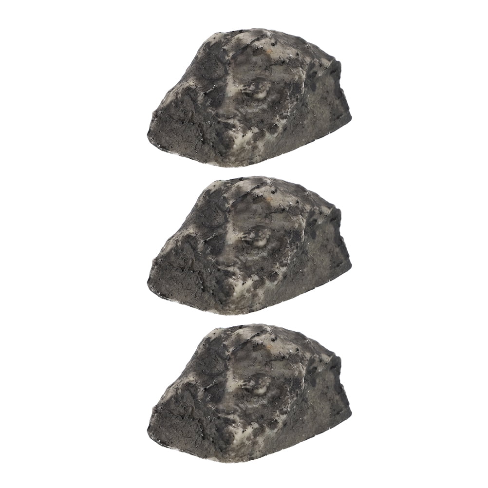 Hemoton 3pcs Outdoor Garden Key Hider Realistic Stone Key Holder Fake ...