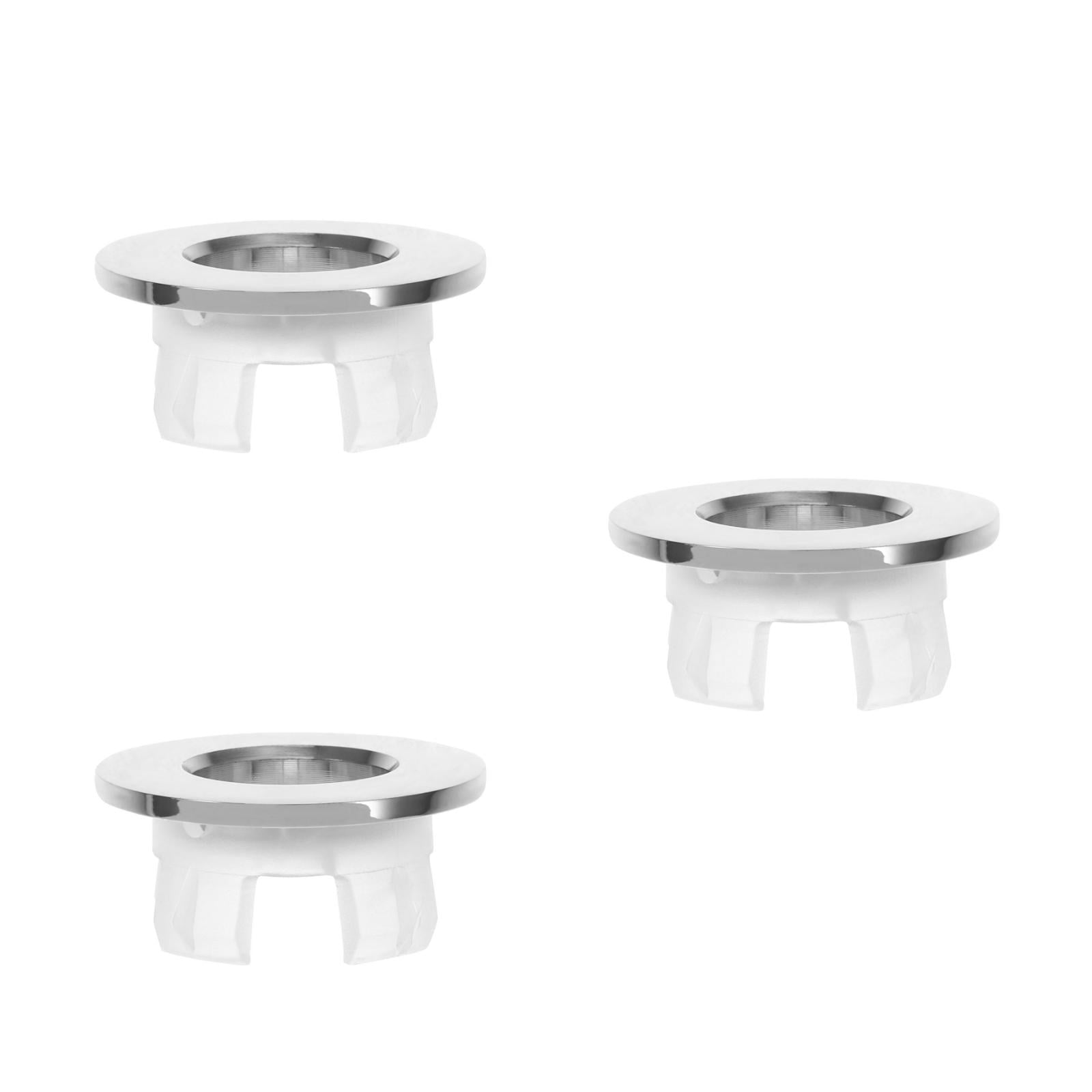 Hemoton 3pcs Overflow Ring Overflow Cover Bathroom Basin Sink Round ...