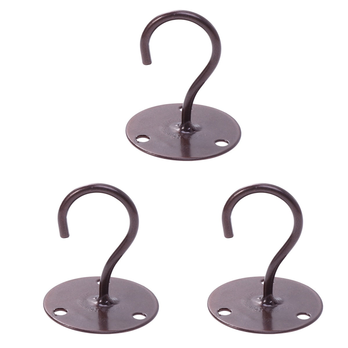 Hemoton 3pcs Overhead Hooks Cabinet Floor Hooks Porch Wardrobe Hook ...