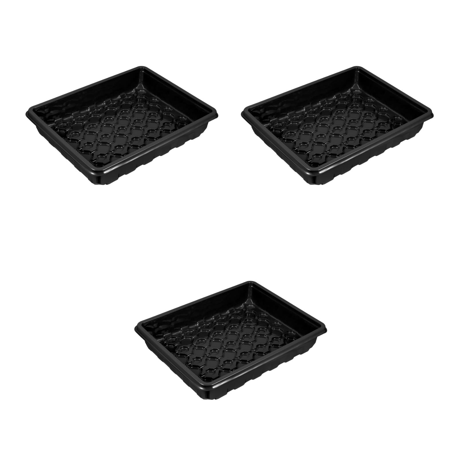 Hemoton 3pcs Plant Growing Tray Plant Growing Seed Starter Tray Growing ...